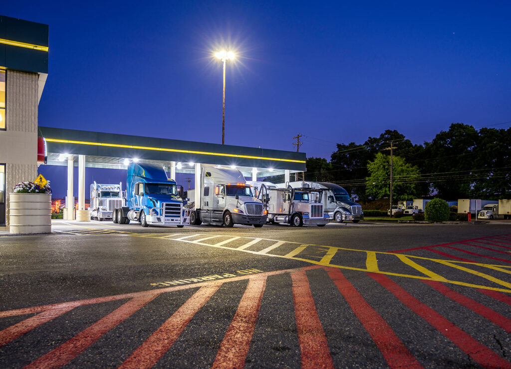 Truck Stops Upgrade to Recharge Electric Vehicles (and Their Drivers)