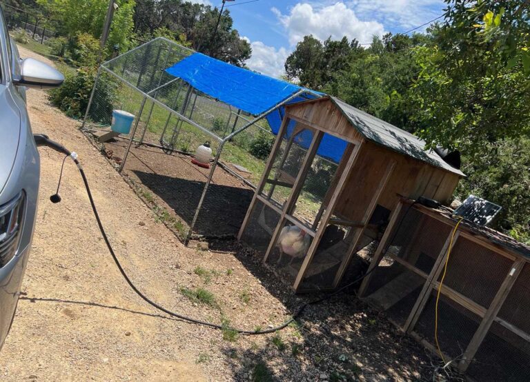 What I Learned from Having to Charge My EV on My Chicken Coop | PDI ...